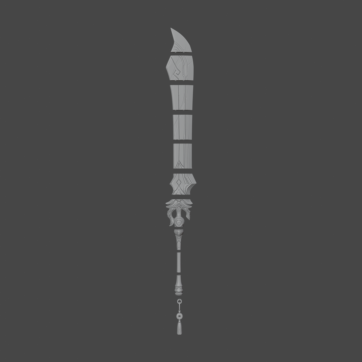 Prototype Aminus - Digital 3D Model - Genshin Impact - Chongyun Cospla ...