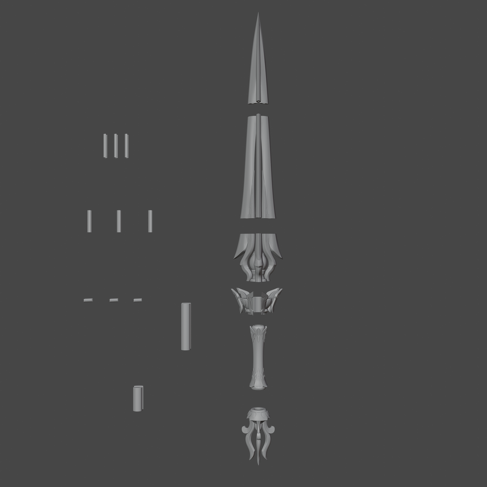 Xueyi's Dagger - Digital 3D Model - Honkai: Star Rail - Xueyi Cosplay ...