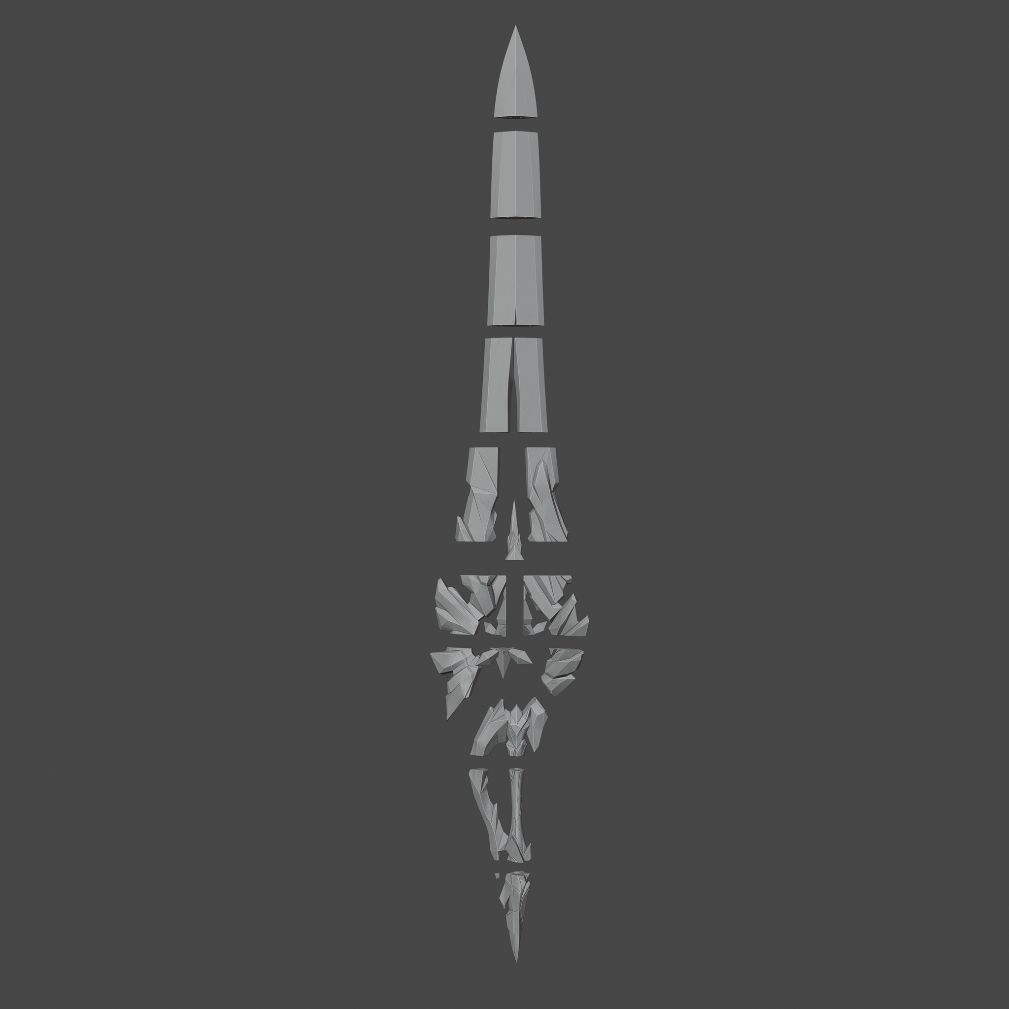 Jingliu Great Sword - Digital 3D Model Files and Physical 3D Printed K ...