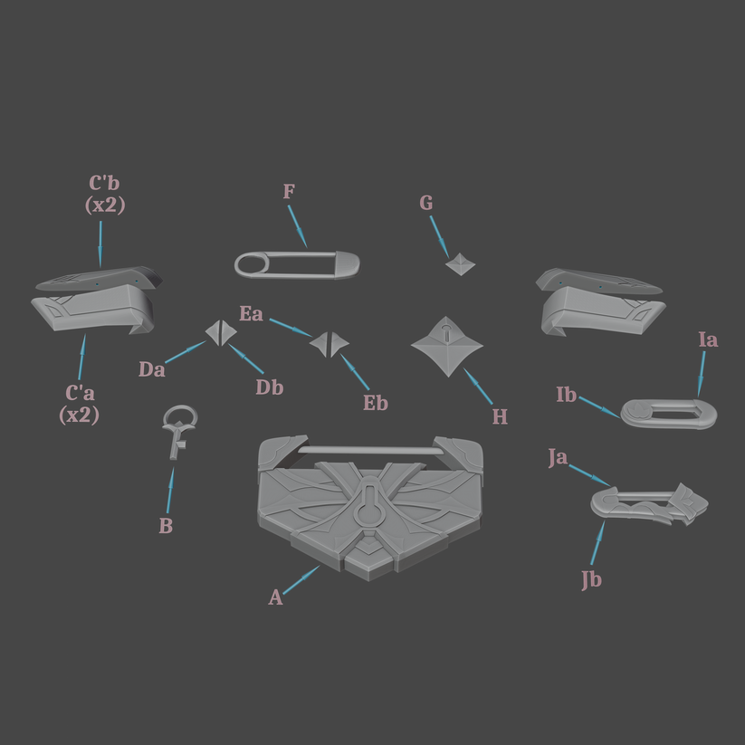 Herta Accessories - Digital 3D Model - Honkai: Star Rail - Herta Cospl ...