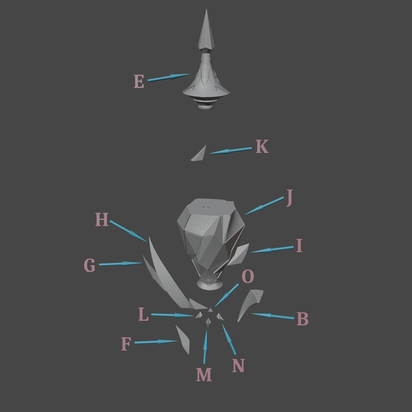 Black Swan's (WEAPON) - Digital 3D Model Files and Physical 3D Printed ...