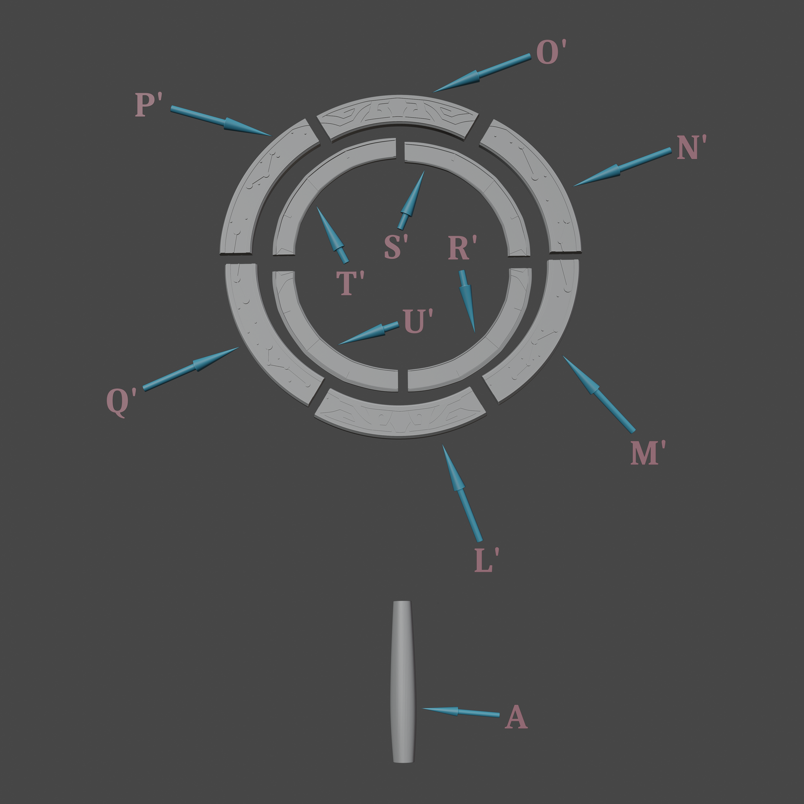 Fu Xuan Matrix of Prescience - Digital 3D Model - Honkai: Star Rail ...