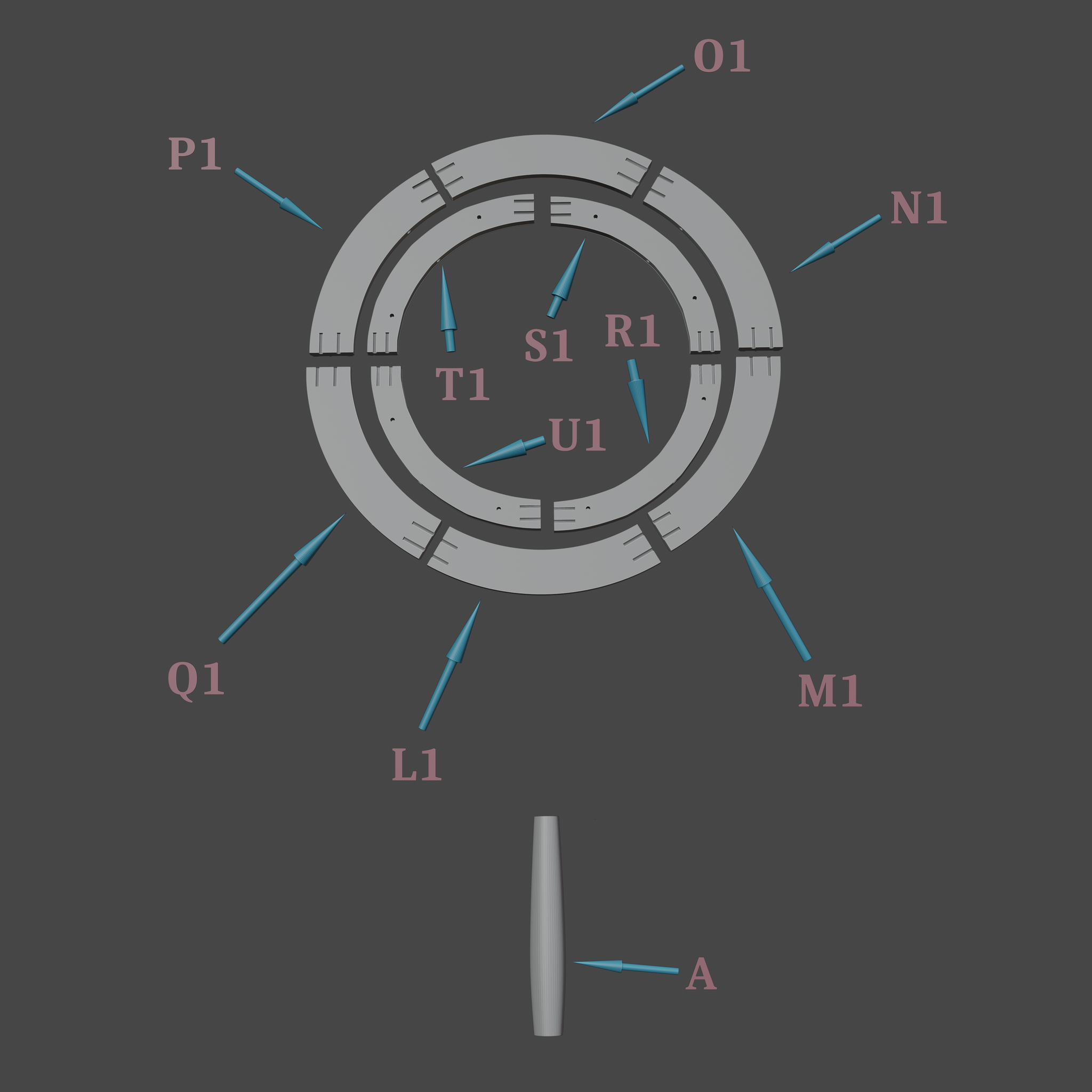 Fu Xuan Matrix of Prescience - Digital 3D Model Files and Physical 3D ...