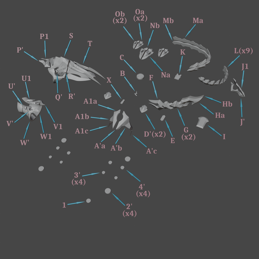 Sampo Accessories - Digital 3D Model - Honkai: Star Rail - Sampo Cospl ...
