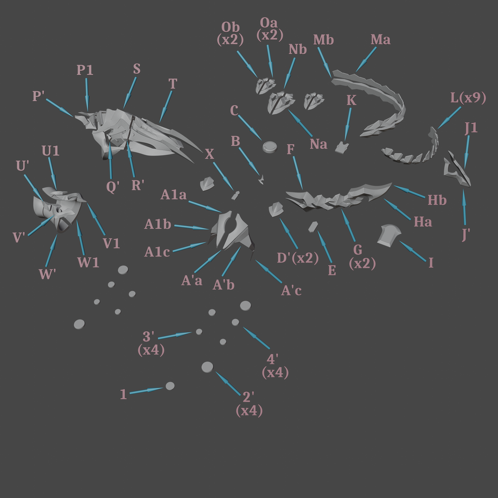 Sampo Accessories - Digital 3D Model - Honkai: Star Rail - Sampo Cospl ...