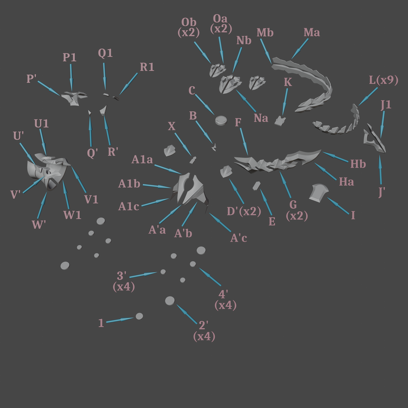 Sampo Accessories - Digital 3D Model - Honkai: Star Rail - Sampo Cospl ...