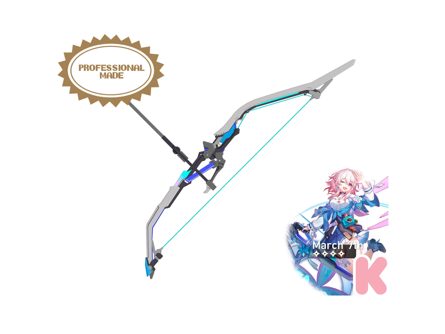March 7th Bow - Digital 3D Model - Honkai: Star Rail - March 7th Cospl ...