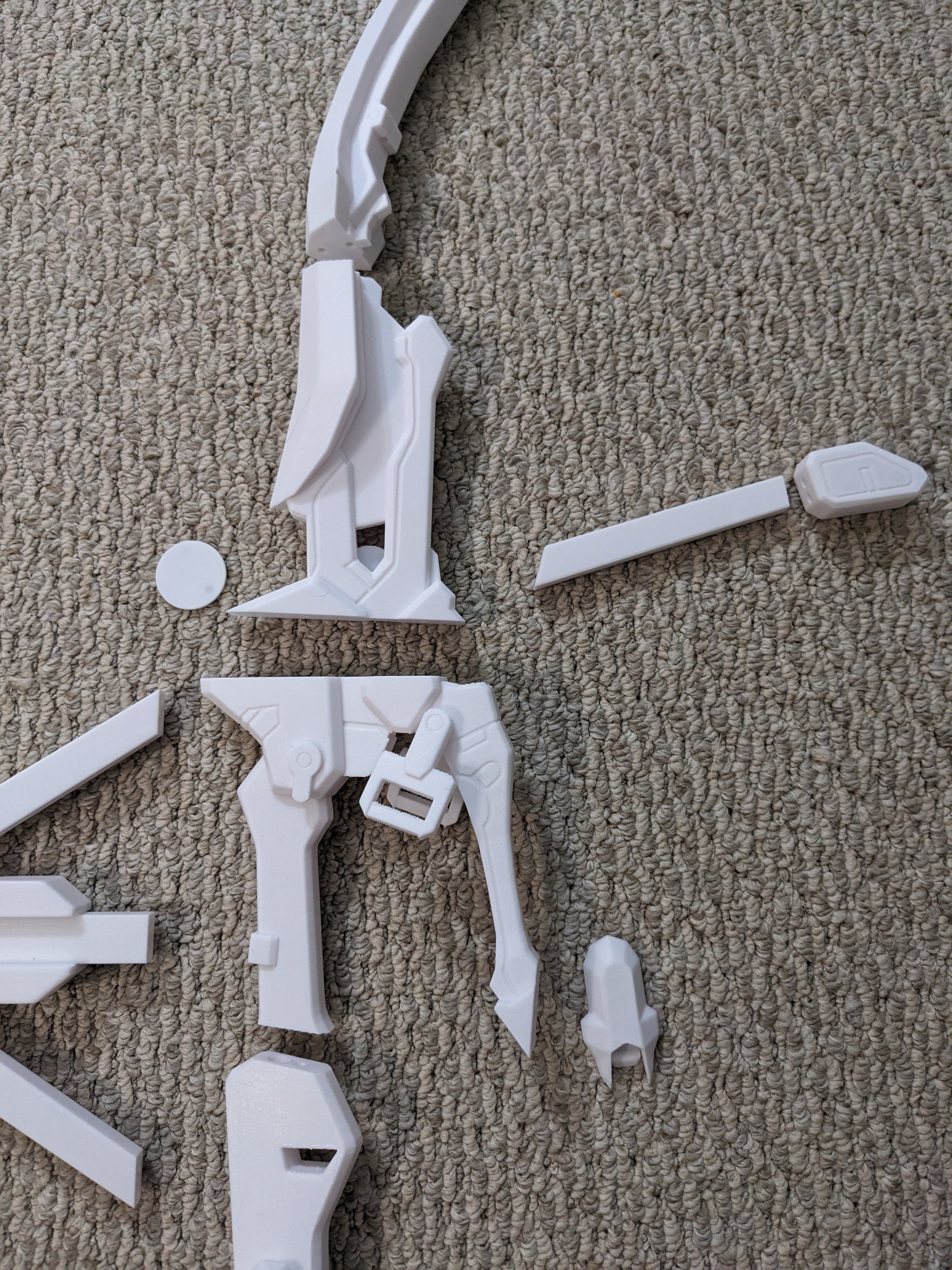 March 7th Bow - Digital 3D Model Files and Physical 3D Printed Kit Opt ...