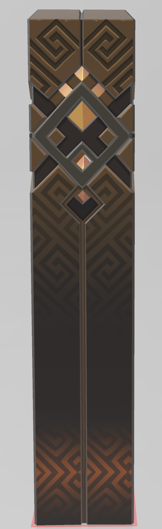 Zhongli Pillar - Digital 3D Model File - Genshin Impact - Zhongli Cosp ...