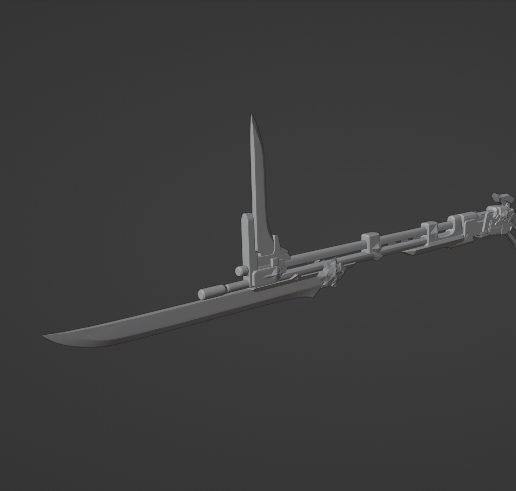 Bronya Rifle - Digital 3D Model Files and Physical 3D Printed Kit Opti ...