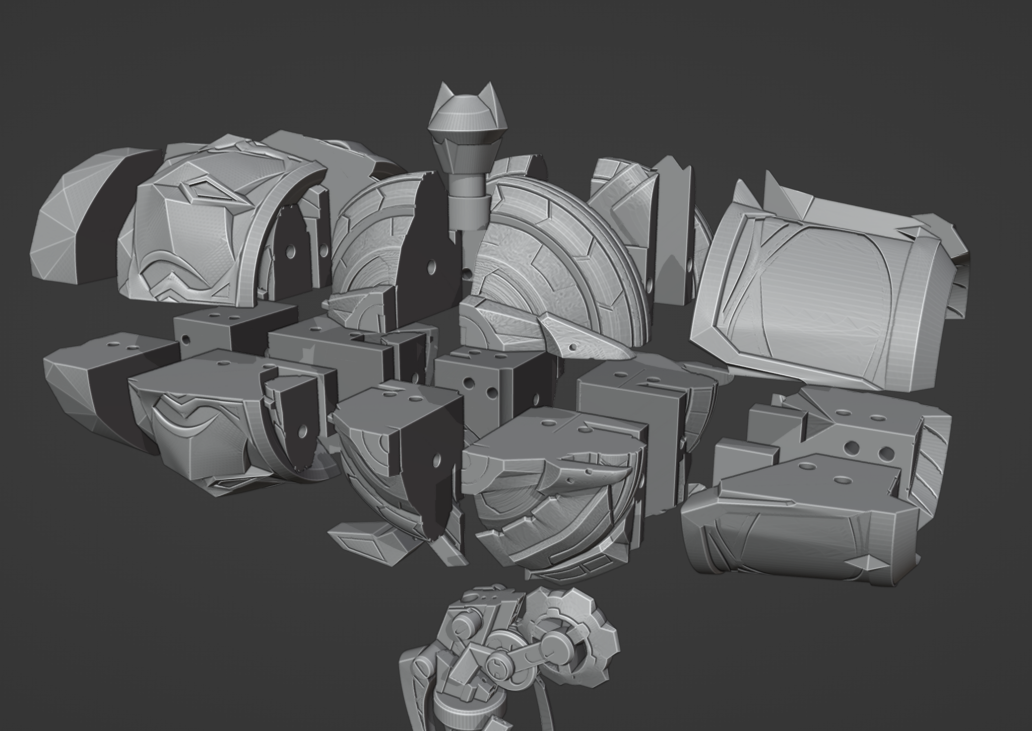 Herta Hammer - Digital 3D Model Files and Physical 3D Printed Kit Opti ...