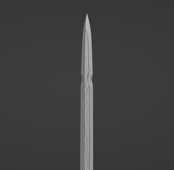 Yanqing Sword - Digital 3D Model Files and Physical 3D Printed Kit Opt ...
