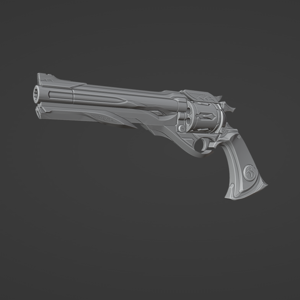 Boothill's Gun - Digital 3D Model - Honkai: Star Rail - Boothill Cospl ...