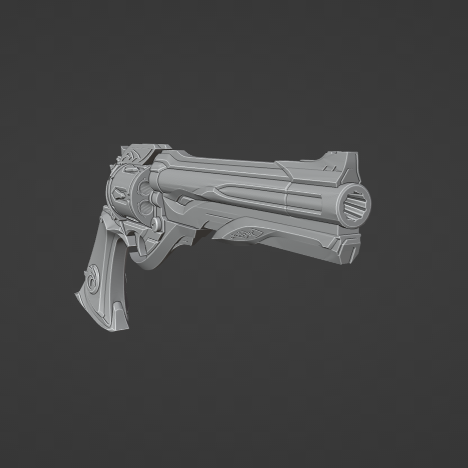 Boothill's Gun - Digital 3D Model - Honkai: Star Rail - Boothill Cospl ...