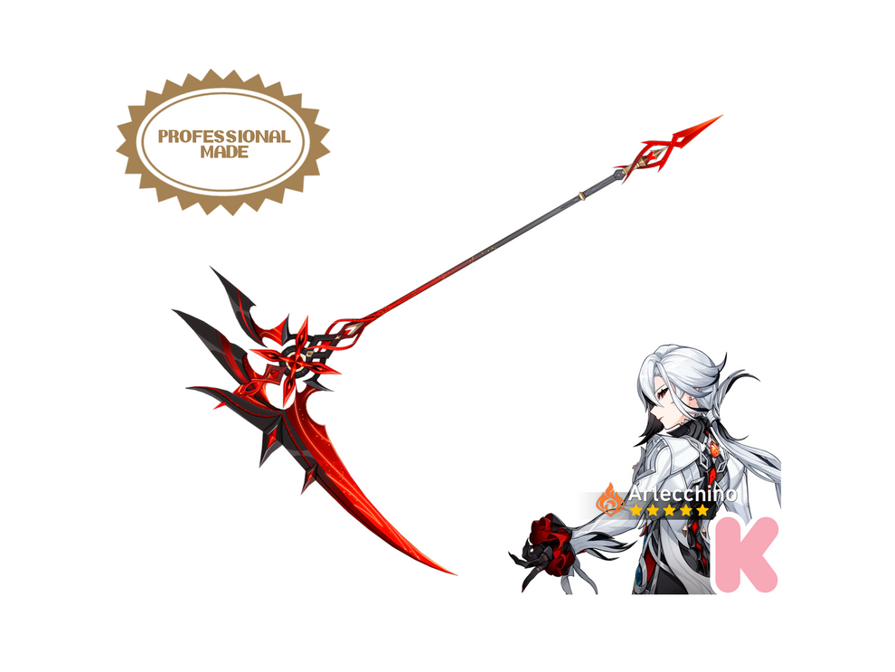 Arlecchino's Scythe - Digital 3D Model Files and Physical 3D Printed K ...