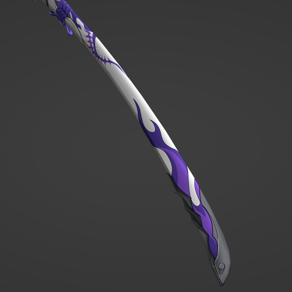 Acheron's Katana - Digital 3D Model - Honkai: Star Rail - Acheron Cosp ...
