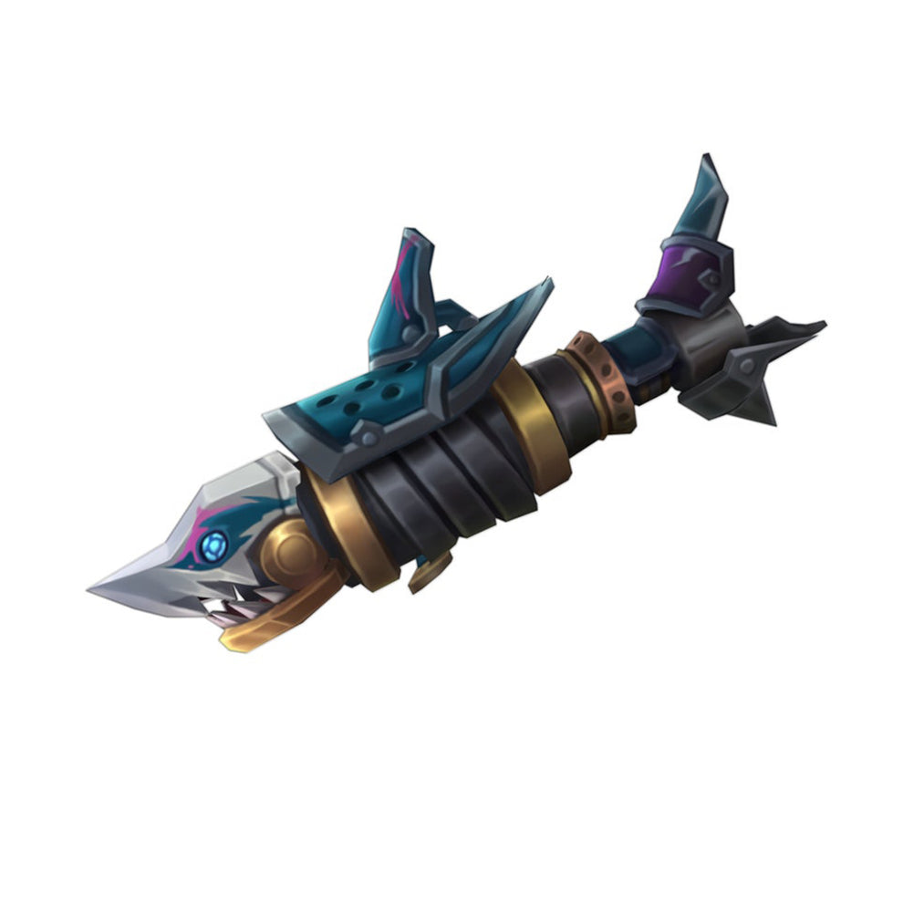 Jinx Arcane Shark Gun - Digital 3D Model and Physical 3D Printed Kit O ...