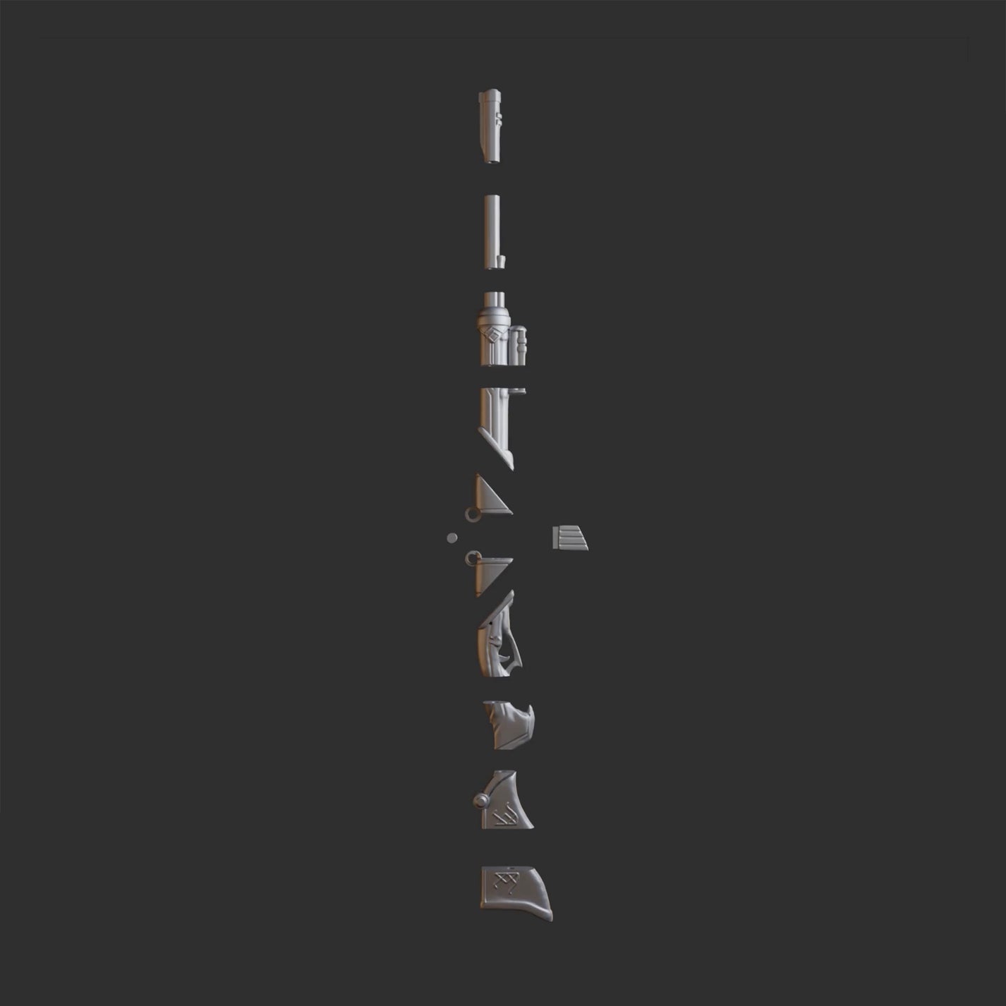 Caitlyn Arcane Shotgun - Digital 3D Model - League of Legends - Caitly ...