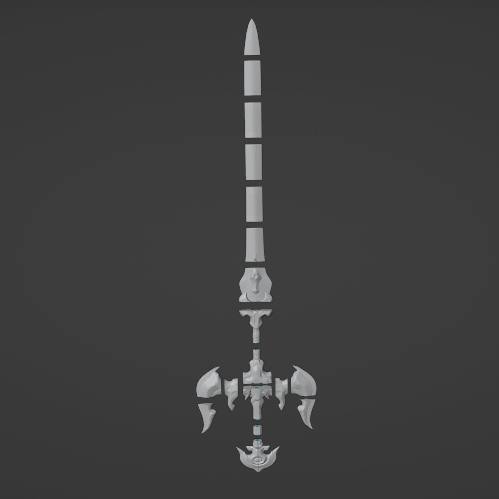 Viego Lunar Beast Sword - Digital 3D Model Files and Physical 3D Print ...