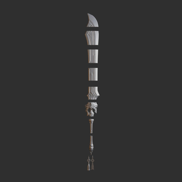 Beidou's Blackcliff Slasher - Digital 3D Model Files and Physical 3D P ...