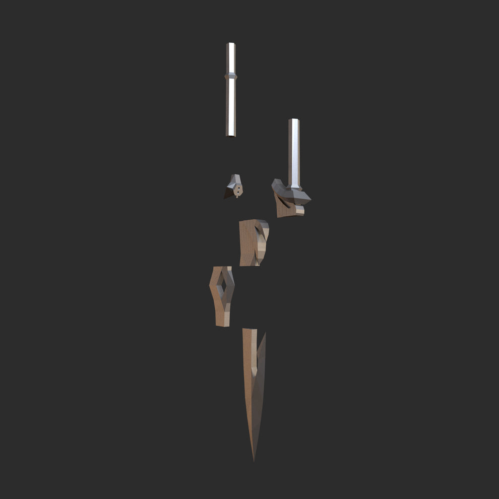 Childe Dual Sword - Digital 3D Model - Genshin Impact - Childe Cosplay ...