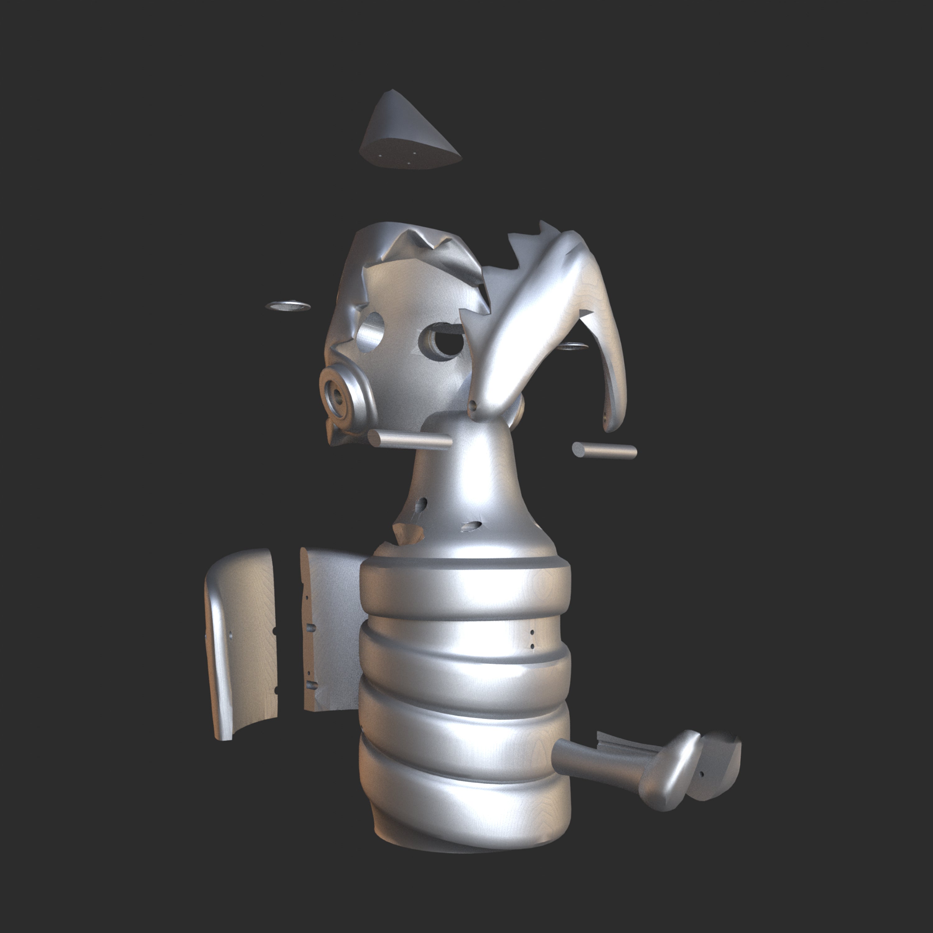 Jinx Arcane Shark Gun - Digital 3D Model and Physical 3D Printed Kit O ...