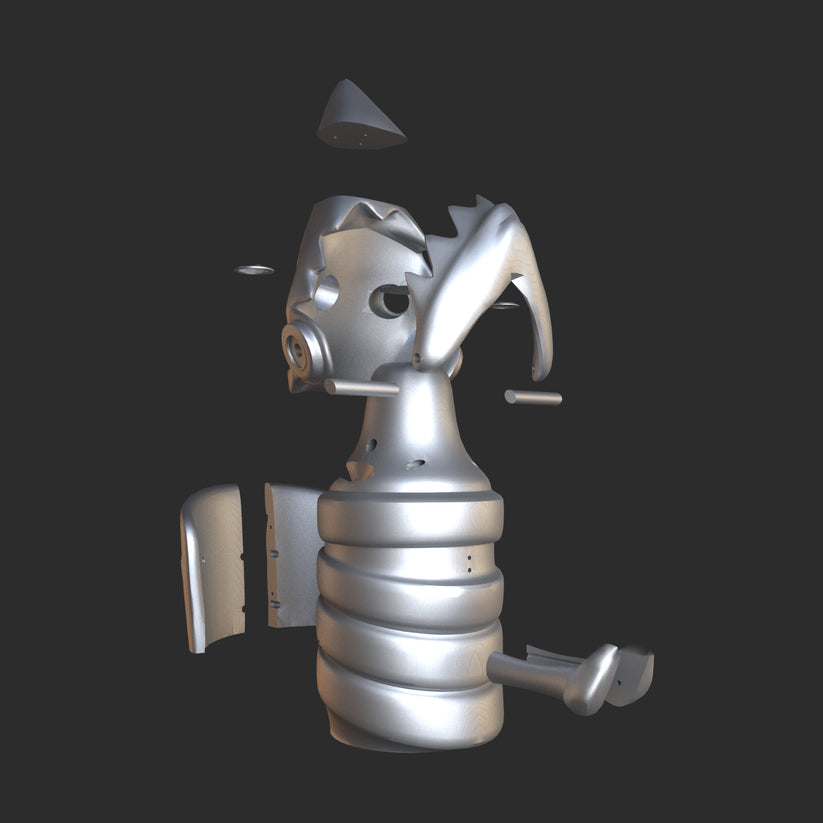 Jinx Arcane Shark Gun - Digital 3D Model and Physical 3D Printed Kit O ...