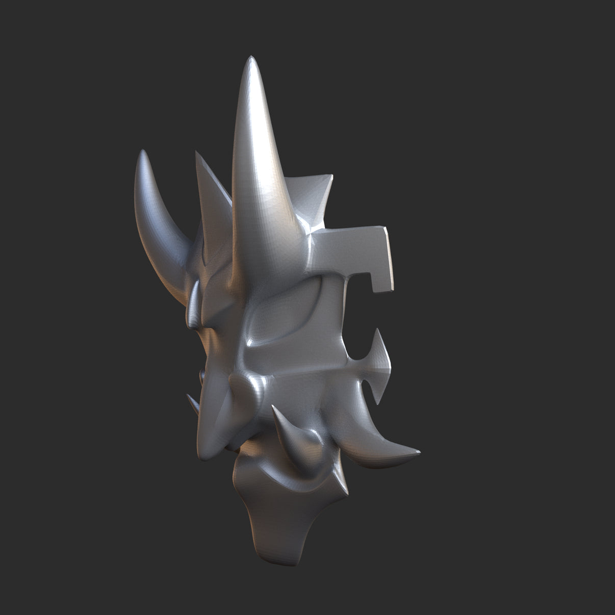 Itto Belt Buckle - Digital 3D Model - Genshin Impact - Arataki Itto Co ...