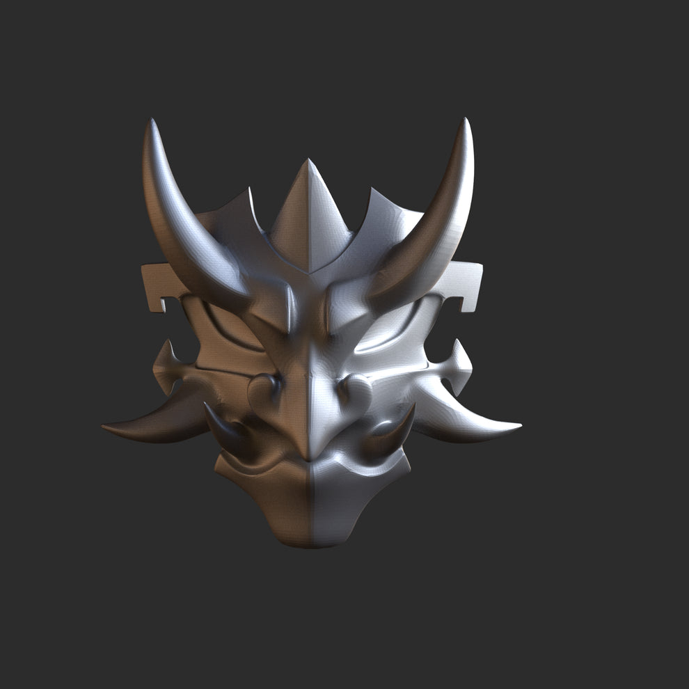 Itto Belt Buckle - Digital 3D Model - Genshin Impact - Arataki Itto Co ...