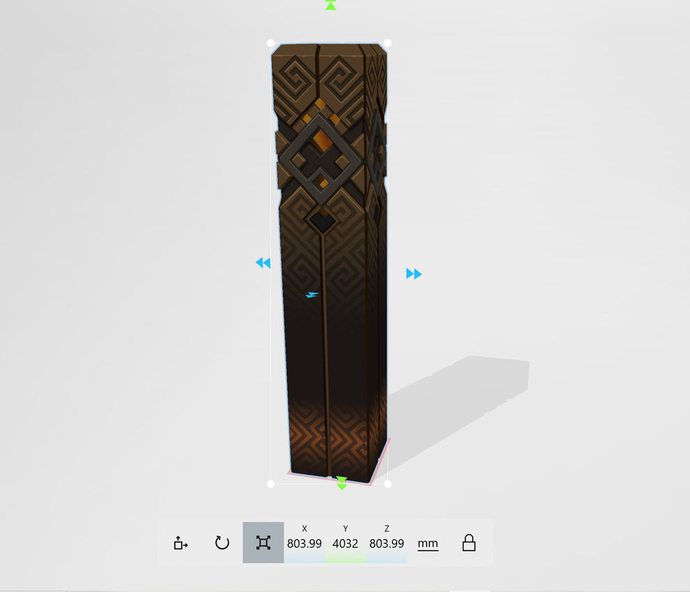 Zhongli Pillar - Digital 3D Model File - Genshin Impact - Zhongli Cosp ...
