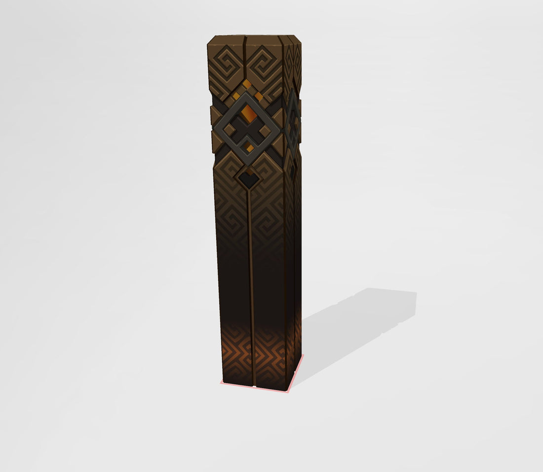 Zhongli Pillar - Digital 3D Model File - Zhongli Cosplay – Kosplayit