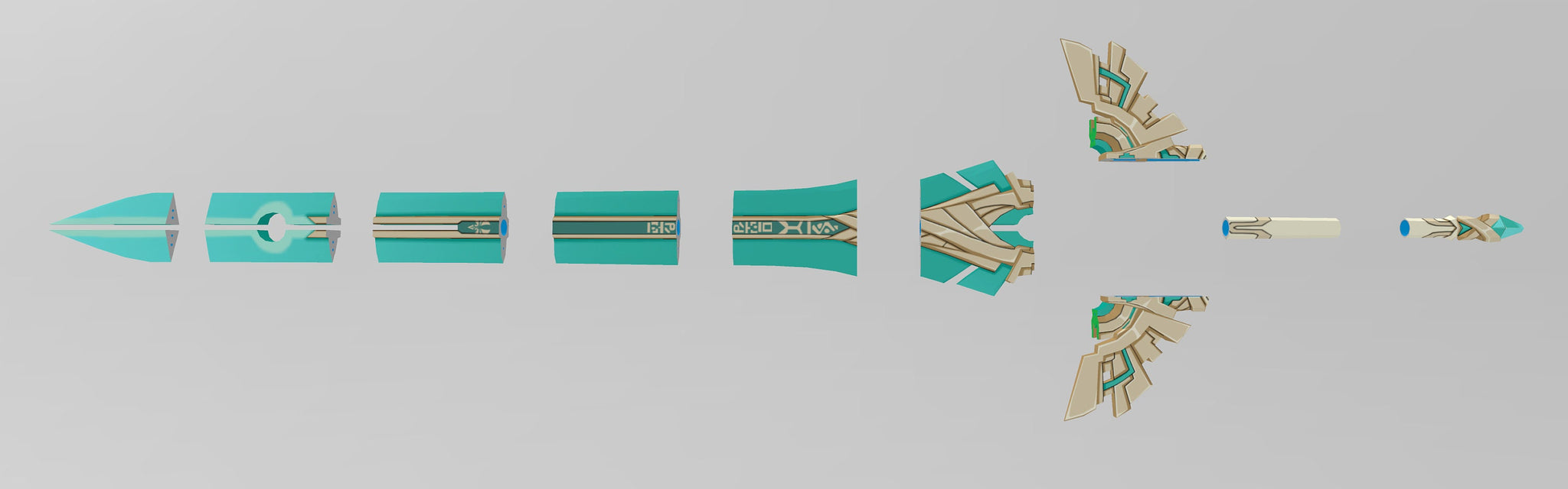 Skyward Pride - Digital 3D Model - Genshin Impact - Diluc Cosplay ...