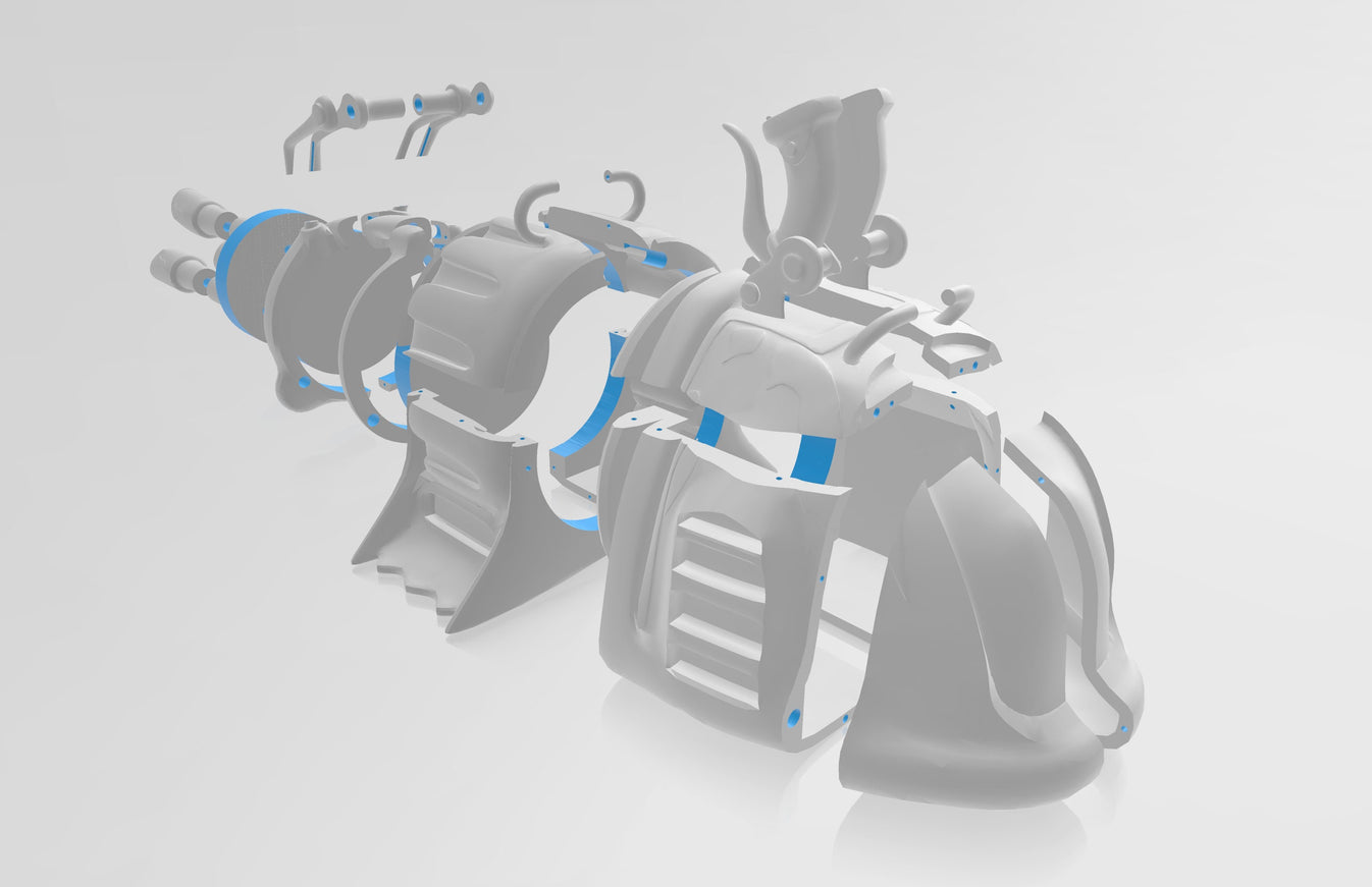Jinx Arcane Mini Gun - Digital 3D Model File - Jinx Arcane Cosplay - M ...