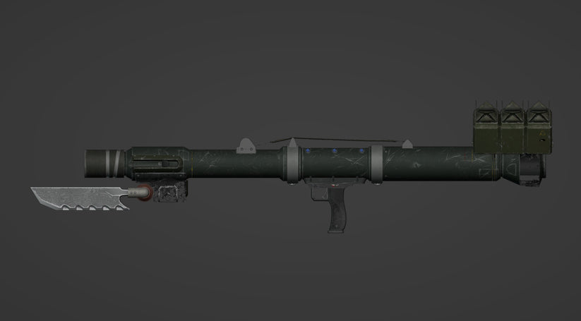 Kalina Ana Rocket Launcher - Digital 3D Model and Physical 3D Printed ...