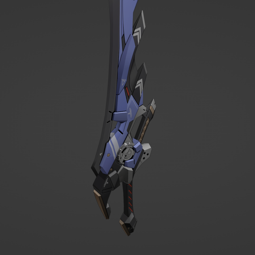 Arlan Sword - Digital 3D Model Files and Physical 3D Printed Kit Optio ...