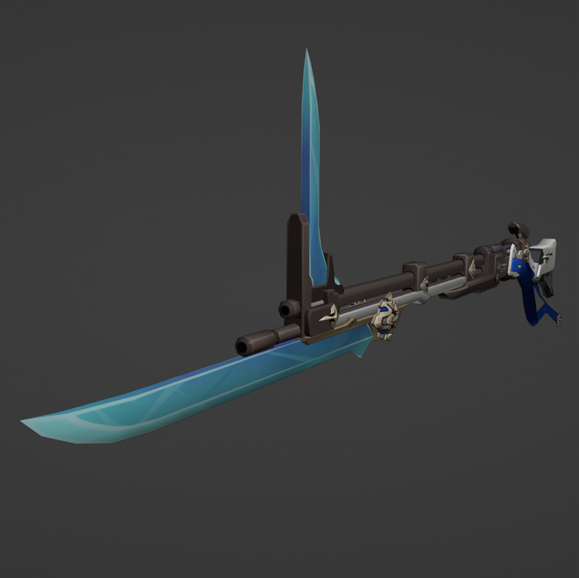 Bronya Rifle - Digital 3D Model Files and Physical 3D Printed Kit Opti ...