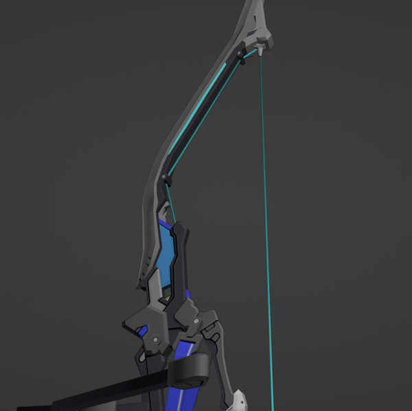 March 7th Bow - Digital 3D Model Files and Physical 3D Printed Kit Opt ...