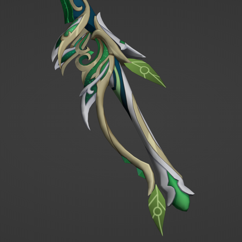 Alhaitham's "Light of Foliar Incision" - Digital 3D Model Files and Ph ...